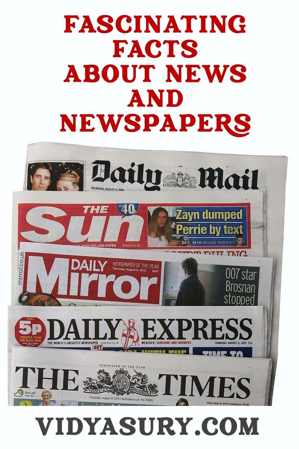 Fascinating facts about news and newspapers | Vidya Sury, Collecting Smiles