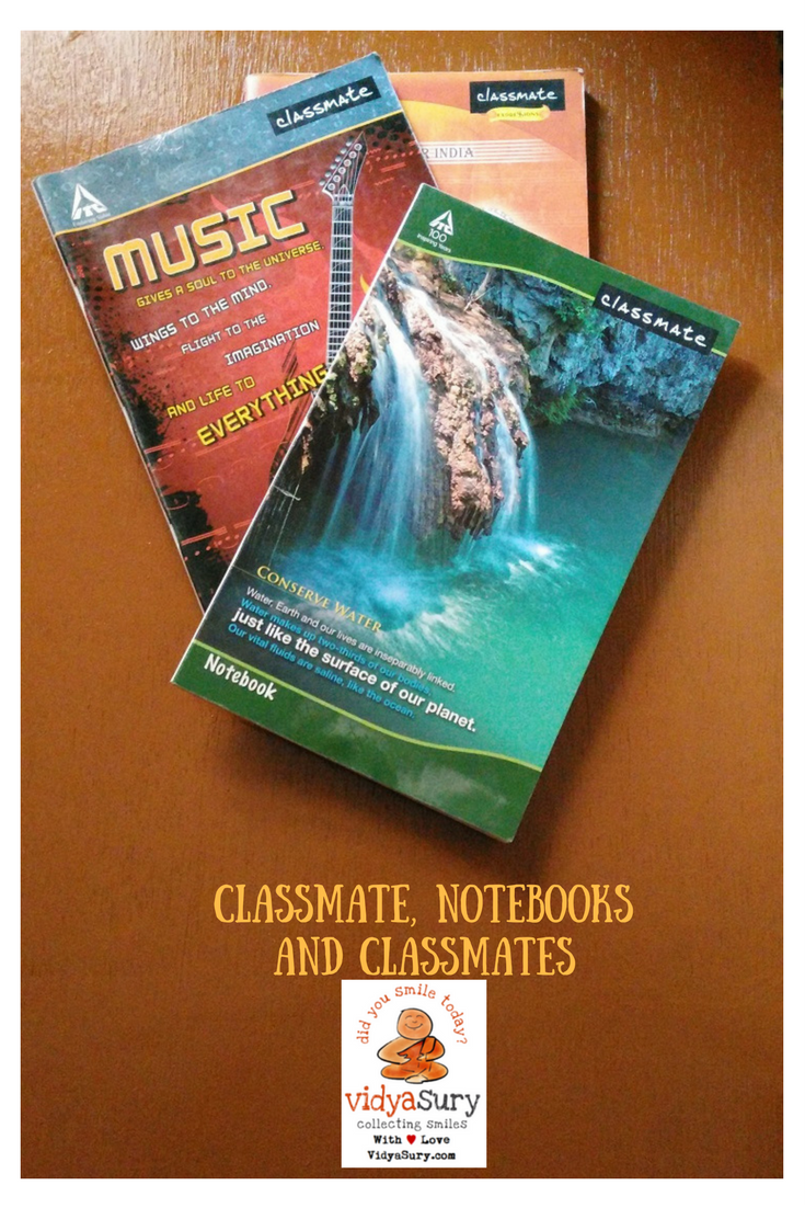 Classmate Notebooks And Classmates And A Contest Vidya Sury