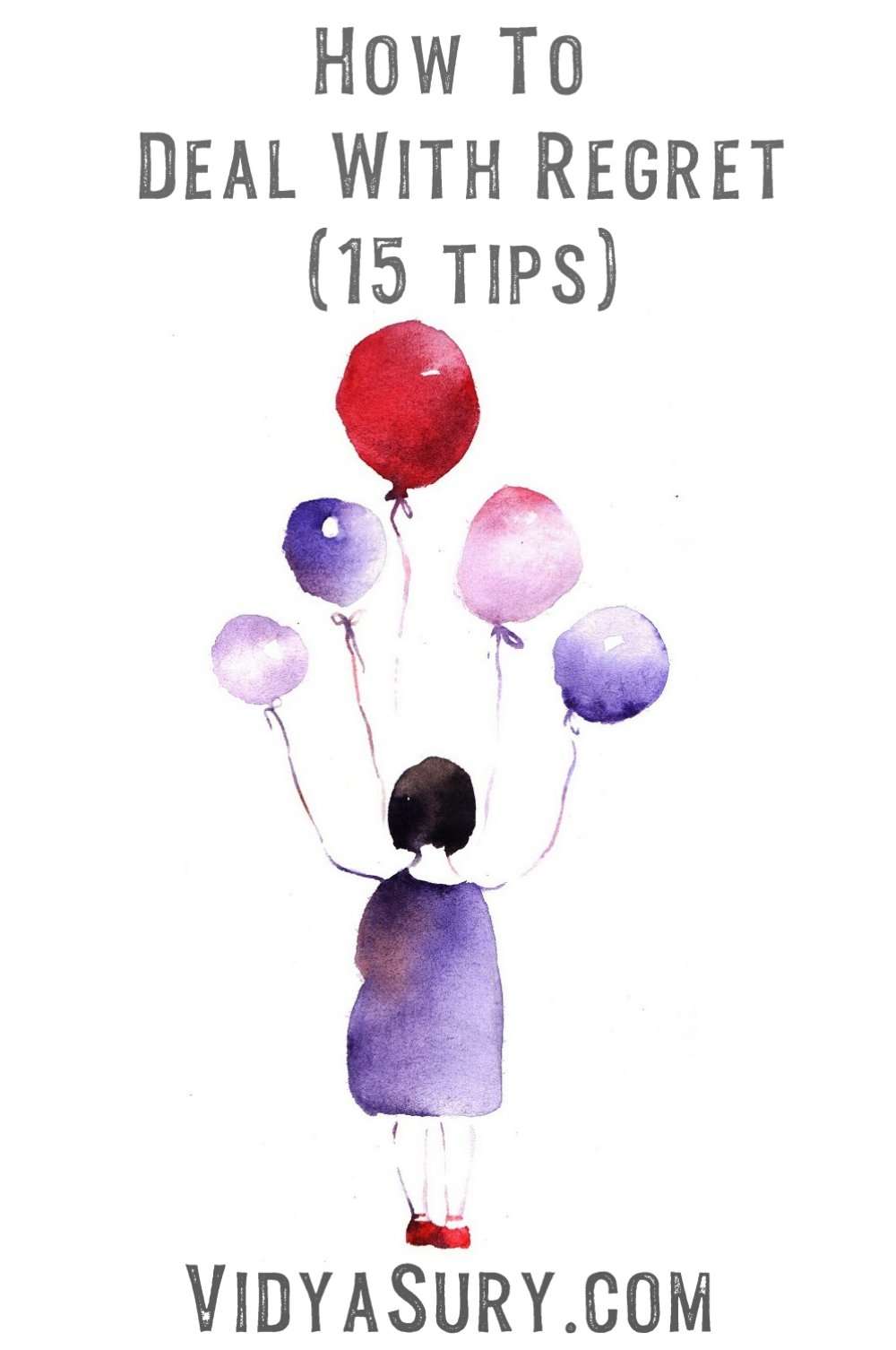 How to deal with regret (15 simple tips) | Vidya Sury, Collecting Smiles